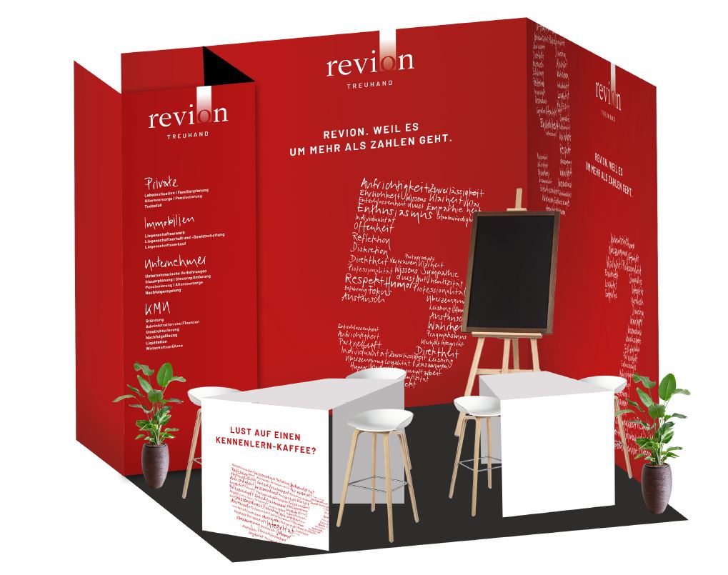 Revion. Wir sind bereit für die Gewerbeausstellung in Stein AR – Revion ...
